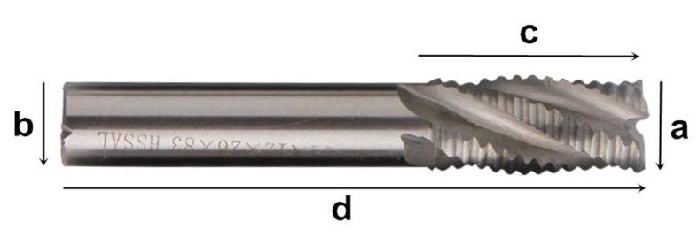 HSS Milling Cutter End Mill Spiral Router - High speed steel, 440C VG10 ...