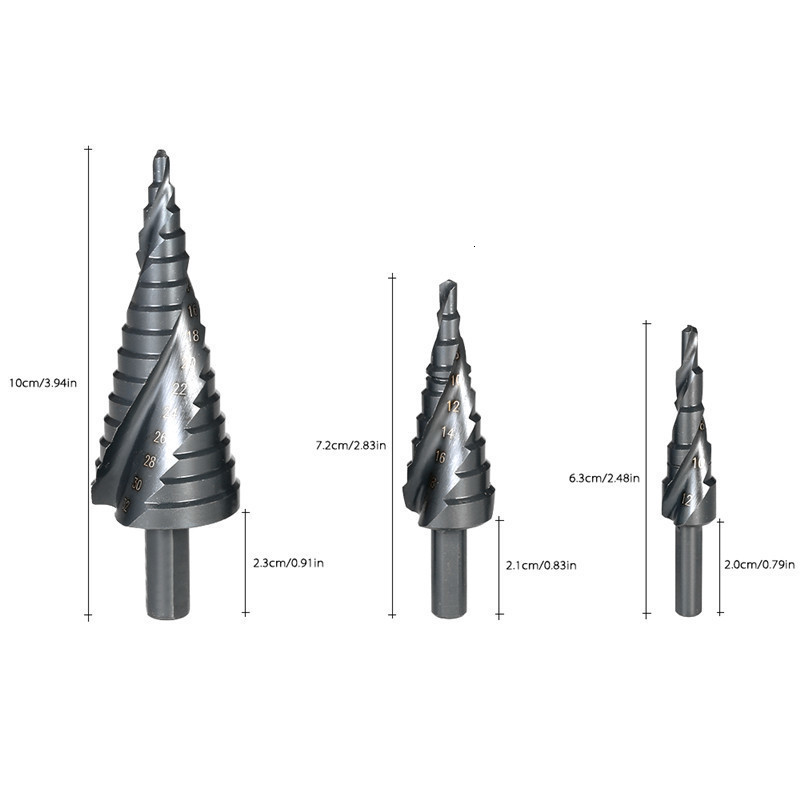 HSS High Speed Steel Cobalt Step Stepped Drill Bit - High speed steel ...